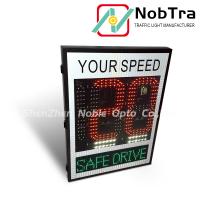 China NobTra 188-Digit Radar Speed Limit Sign with IP54 Weather Resistance and 12VDC Operation for Traffic Control for sale