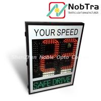 China Solar 188 Digit Radar Speed Limit Sign with 60W Panel and 300m Visibility for Traffic Safety for sale