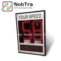 China Bolted Traffic Warning Sign with 188-Digit Display & 60W Solar Panel - IP54 Rated Speed Limit Monitor for sale
