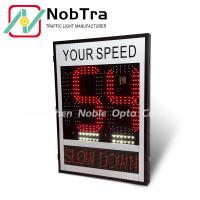 China Bolted Traffic Warning Sign with 188-Digit Display & 60W Solar Panel - IP54 Rated Speed Limit Monitor for sale