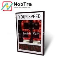 China NBTR188&L1-S Radar Speed Limit Sign with 188-Digit Display, 60W Solar Panel, and 12VDC Operation for sale
