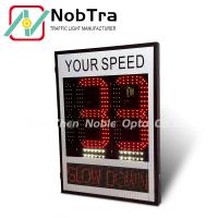 China OVER SPEED Radar Traffic Speed Sign With Warning LED Limit Sign For Junction for sale