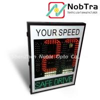 China OVER SPEED Radar Traffic Speed Sign With Warning LED Limit Sign For Junction for sale