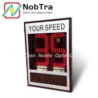 China Solar-Powered Speed Limit Sign with 60W Panel and IP54 Rating - Real Time Vehicle Speed Display for Traffic Control for sale