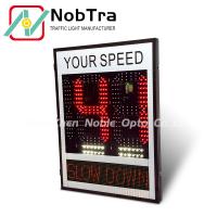 China IP54 CE Certified Slow Down Speed Limit Sign with 188-Digit Display and 12VDC Power for Traffic Control for sale