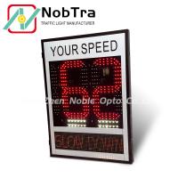 China IP54 CE Certified Slow Down Speed Limit Sign with 188-Digit Display and 12VDC Power for Traffic Control for sale