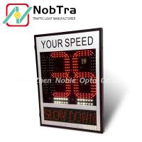China IP54 CE Certified Slow Down Speed Limit Sign with 188-Digit Display and 12VDC Power for Traffic Control for sale