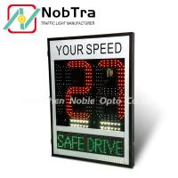 China IP54 CE Certified Slow Down Speed Limit Sign with 188-Digit Display and 12VDC Power for Traffic Control for sale