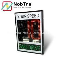 China Slow Down Speed Limit Sign with 12VDC Solar Power, 188-Digit LED Display and 500m Visibility for Traffic Control for sale