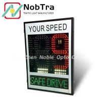 China Slow Down Speed Limit Sign with 12VDC Solar Power, 188-Digit LED Display and 500m Visibility for Traffic Control for sale