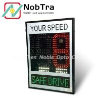 China 60W Solar-Powered Radar Speed Limit Sign with 500m Visibility and IP54 Rating for Traffic Control for sale