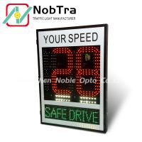 China 60W Solar-Powered Radar Speed Limit Sign with 500m Visibility and IP54 Rating for Traffic Control for sale