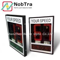 China 60W Solar-Powered Radar Speed Limit Sign with 500m Visibility and IP54 Rating for Traffic Control for sale