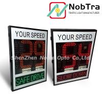 China Slow Down Speed Limit Sign with 12VDC Solar Power, 188-Digit LED Display and 500m Visibility for Traffic Control for sale