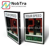 China 12VDC Traffic Warning Radar Sign with YOUR SPEED Display - 300m Visible Distance, 24.150GHz Radar for sale