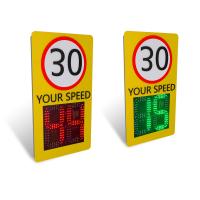 China NobTra NBTR88-S30-A Solar LED Radar Speed Sign with 1-250 KM/H Detection Range and IP54 Rating for sale