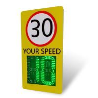 China Solar LED Radar Speed Sign with 150M Detection Range and Phone APP Control for Traffic Management for sale