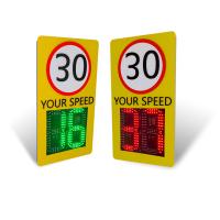 China NobTra NBTR88-S30-A Solar LED Radar Speed Sign with 1-250 KM/H Detection Range and IP54 Rating for sale