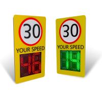 China Solar LED Radar Speed Sign with 150m Detection Range and Phone APP Control - 530×960×72mm, 20KG for sale