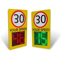 China Solar LED Radar Speed Sign with 150m Detection Range, IP54 Waterproof Rating and ±1 km/h Accuracy for Traffic Safety for sale