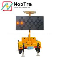 China NobTra LED Arrow Traffic Control Board with 13 Display Modes, 200M Visibility and Solar Power Option for Construction Zones for sale