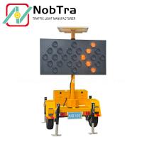 China NobTra LED Arrow Traffic Control Board with 13 Display Modes, 200M Visibility and Solar Power Option for Construction Zones for sale