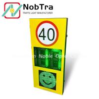 China Weatherproof IP 54 Radar Feedback Sign Solar Including Lithium Battery and Solar 12V or AC 220V Power Source Ensuring Outdoor for sale