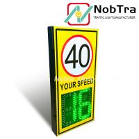 China NobTra NBP10-L4-P Radar Speed Sign with 150m Detection Range and Wireless App Control for Traffic Safety for sale