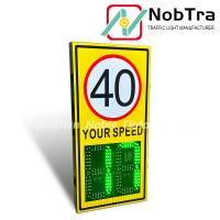China Power Source 220VAC Digital Speed Limit Signs Traffic Sign Temperature Range -40°C To 60°C Suitable for Various Road Conditions for sale