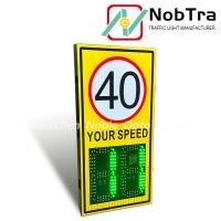 China 200 Meters Radar Detection Distance Digital Speed Limit Signs with 1 Year and More Than 300 Meters Visibility Range for sale