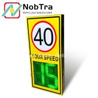 China Sun-Powered Speed Detection Displays Solar 12VDC Or Mains Power 220VAC Suitable for 40-60 Degree Celsius Environments for sale