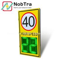 China Sun-Powered Speed Detection Displays Solar 12VDC Or Mains Power 220VAC Suitable for 40-60 Degree Celsius Environments for sale