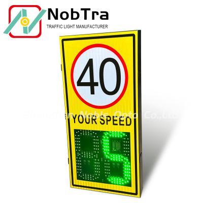 China Customizable Solar-Supported Radar Pace Indicators Speed Limit Setting for Maximum Productivity for sale