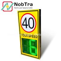 China NobTra NBP10-L4-P Radar Speed Sign with 150m Detection Range and Four-Line LED Display for Traffic Safety for sale