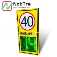 China NobTra NBP10-L4-P Radar Speed Sign with 150m Detection Range and 480×960mm Housing for sale