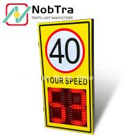 China NBTR88-S30-S Digital Speed Limit Sign with 300m Visibility Range, 2.5-4m Installation Height, -40°C to 70°C Operation for sale
