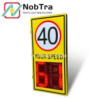 China NobTra NBP10-L4-P Radar Speed Sign with 150m Detection Range and 5-250 km/h Speed Monitoring for Road Safety for sale