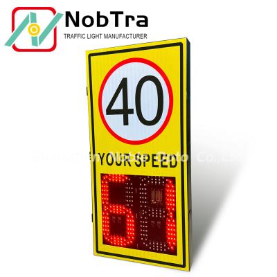 China NobTra NBP10-L4-P Radar Speed Sign with 150m Detection Range and 5-250 km/h Speed Monitoring for Road Safety for sale