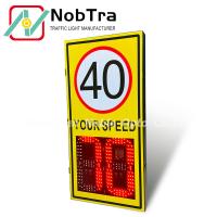 China NobTra NBP10-L4-P Radar Speed Sign with 150m Detection Range and 5-250 km/h Speed Monitoring for Road Safety for sale