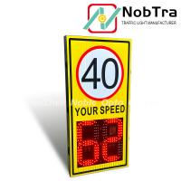 China LED Two Digits Speed Sign With Integrated Radar Using 24.125GHZ Frequency For Precise Speed Measurement And Enhanced Road Safety for sale