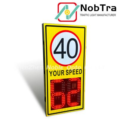 China LED Two Digits Speed Sign With Integrated Radar Using 24.125GHZ Frequency For Precise Speed Measurement And Enhanced Road Safety for sale