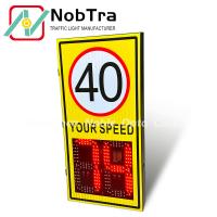 China LED Two Digits Speed Sign With Integrated Radar Using 24.125GHZ Frequency For Precise Speed Measurement And Enhanced Road Safety for sale