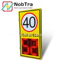 China LED Two Digits Speed Sign With Integrated Radar Using 24.125GHZ Frequency For Precise Speed Measurement And Enhanced Road Safety for sale