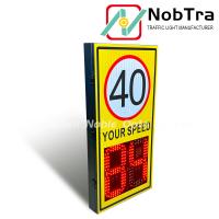 China LED Display Type Solar Powered Radar Speed Signs with 140 Pcs LED Quantities MAX 36W for sale
