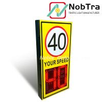 China NobTra NBP10-L4-P Radar Speed Sign with 150m Detection Range and 480×960mm Housing for sale