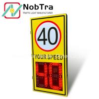 China Power Source 220VAC Digital Speed Limit Signs Traffic Sign Temperature Range -40°C To 60°C Suitable for Various Road Conditions for sale