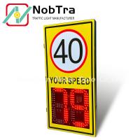 China NobTra NBP10-L4-P Radar Speed Sign with 150m Detection Range and Wireless App Control for Traffic Safety for sale