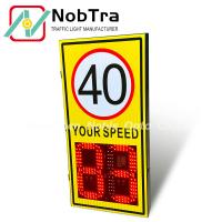 China Solar Powered LED Radar Speed Sign with Variable Speed Limit Detection for sale