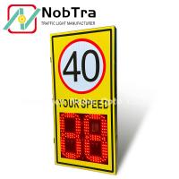 China Solar Radar Speed Sign IP54 Weatherproof Lithium Battery Stock Options for sale