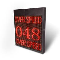 China Pole Mount Solar Powered Radar Speed Signs for Quick and Easy Installation Display Color Red And Green for sale